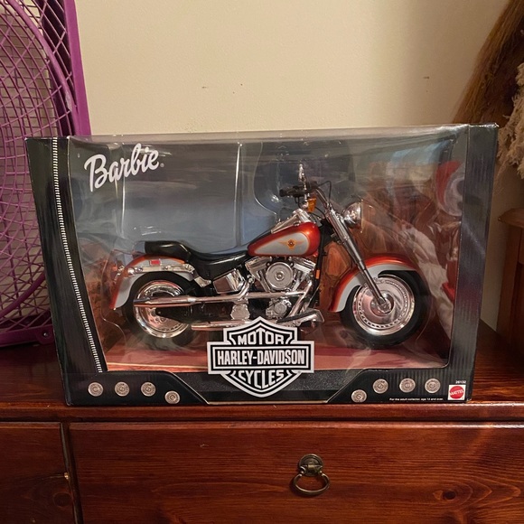 Mattel | Toys | Vintage Harley Davidson Motorcycles Barbie Ken And Fat ...